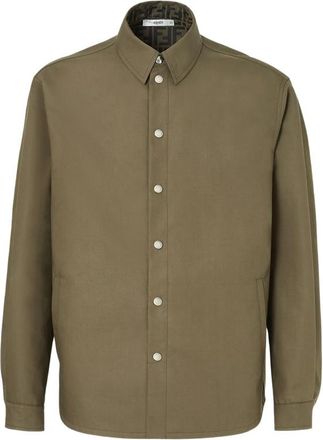 Fendi FF Motif Press-stud Shirt