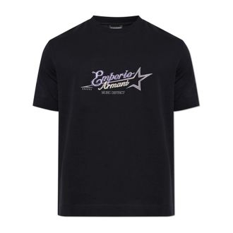 Emporio Armani Herren, Oberteile, Blau, LGr&ouml;&szlig;e