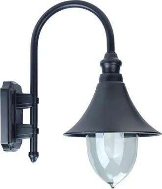 Aric LAMPARO Applique Mur Ext. IP44 IK07 noir E27 100W max. Lpe non incl. ARIC 3081