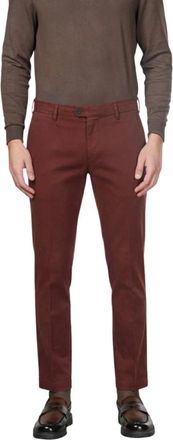 Mason's Pantalon Chino New York - Homme - Pantalons - Rouge - Taille: M