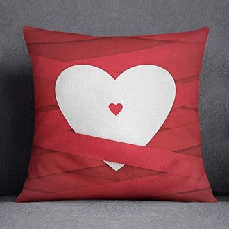 Bonamaison Le Jardin du Lin Kissenhüllen, Cotton, Mehrfarbig, 45x45