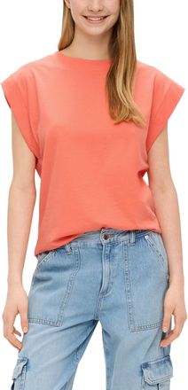 QS by s.Oliver Damen 2144041 T-Shirt, Orange, XX-Large