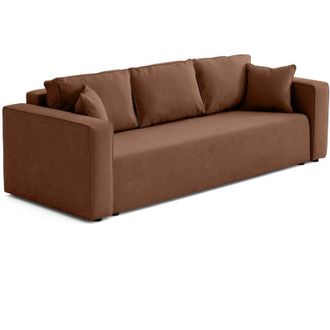 Best Mobilier Bestmobilier - Topaze - canap&eacute; 3 places - convertible avec coffre - en tissu