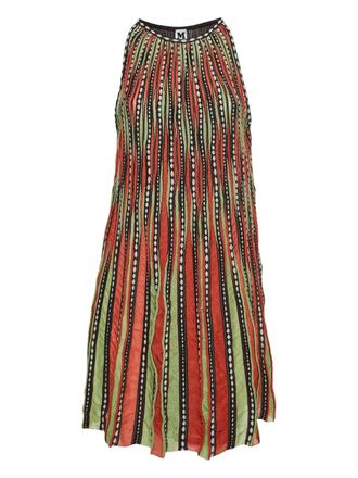 Missoni robe courte à rayures - Rouge