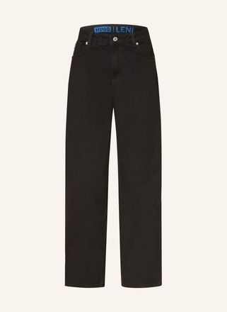 HUGO BOSS Hugo Wide Leg Jeans Leni schwarz