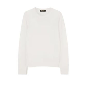 Loro Piana Neo Piuma Rundhals-Pullover - - Knitwear - Damen - Wei&szlig; - XS