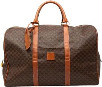 Celine unisex, Pre-owned, Brun, Taille: ONE Size Sac de voyage en tissu Pre-owned
