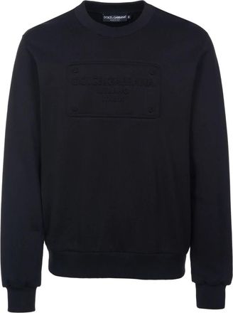 Dolce & Gabbana Rundhals-Sweatshirt - - Sweatshirts & Hoodies - Herren - Schwarzk - L