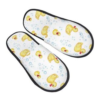 Generic Pantoufle Maison Petit Canard Jaune Chaudes Pantoufles Doux Hiver Chaussures Chaudes Portative Hiver Pantoufles Pour Maison Chambre Salon M