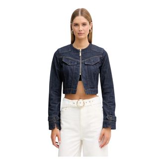 Blugirl Kurze Jeansjacke - - Jackets - Damen - Blau - L