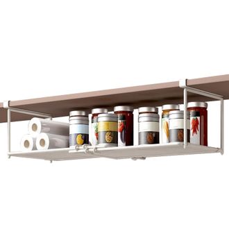 Generic Verstellbares Kleiderschrankregal - erweiterbarer Schuh-Organizer, stabiles Metallregal, werkzeugloser Aufbau | praktische Aufbewahrung im unteren für