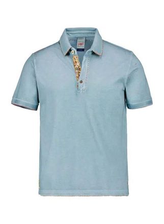 Bob Herren Polo-Shirt blau