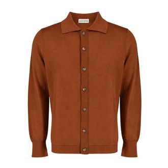 Autore Cardigan Freeman - Homme - Pulls - Brun - Taille: XL