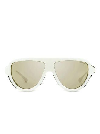 Moncler ML0089 Sonnenbrille - Wei&szlig;
