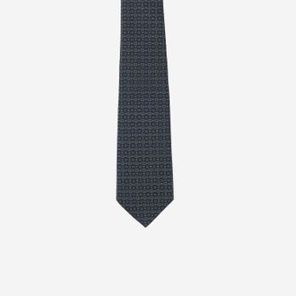 Gucci Mens Silk Tie Gg Cross Multicolour Ties & Bow