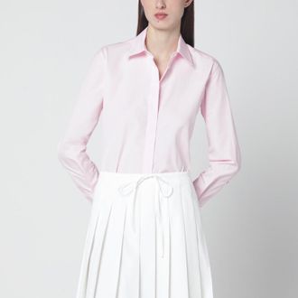 Max Mara Pink cotton poplin shirt