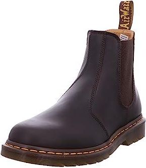 Dr. Martens DR MARTENS Mixte Chelsea Boot, Dark Brown Crazy Horse, 44 EU