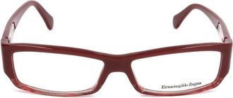 Ermenegildo Zegna unisex, Accessoires, Rouge, Taille: ONE Size Vz353609M8 Lunettes