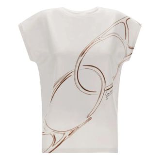 Herno T-Shirt AUS Interlock-Jersey - - Tops - Damen - Wei&szlig; - L
