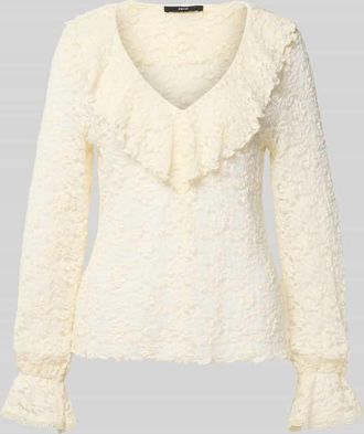 Zero Blusenshirt mit V-Ausschnitt