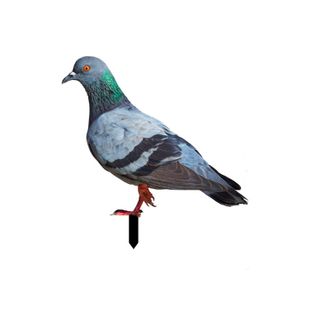 QUINTRA Acryl-Tauben für den Außenbereich, Garten, Bodendekoration, Garten, Garten, doppelseitige Dekorationstafel Edelrost Kugel 30 cm (B, One Size)