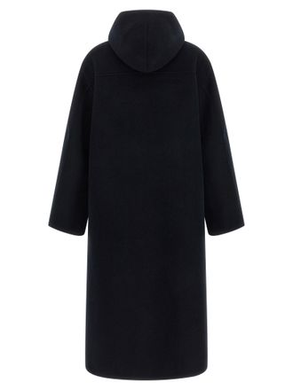 R&oacute;he Wool-Cashmere Duffle Coat - Black