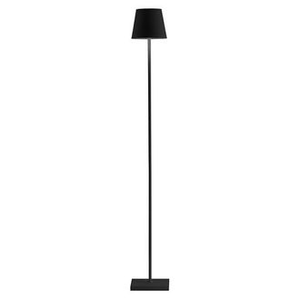 Zafferano Poldina Lampe L, Kabellose, Wiederaufladbare Stehlampe mit Touch Control, Geeignet für Wohnzimmer und Außenbereich, Dimmer, 2200-3000 K, Höhenverstell
