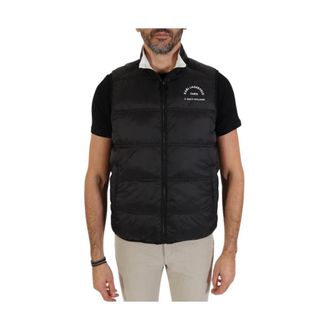 Karl Lagerfeld &Auml;rmellose Wendeweste mit Logo - - Jackets - Herren - Schwarzk - 3XL