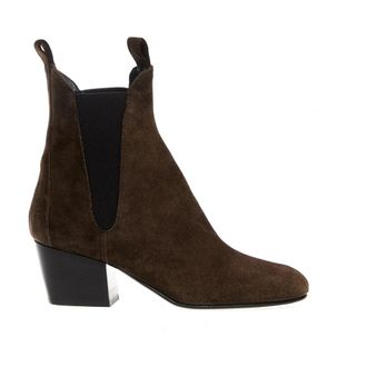 AGL Gr&uuml;ne Wildleder Stiefeletten Aw23 - - Shoes - Damen - Braun - 38 EU