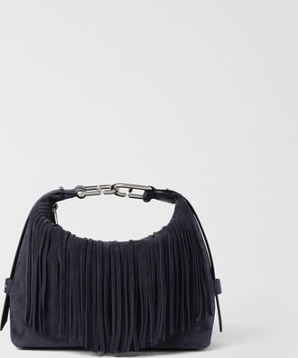 Furla Tonie Schultertasche M Toni Ink Blue Blau Damen