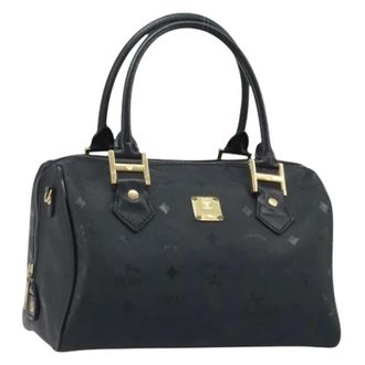 MCM Sac &agrave; main Pre-owned - Femme - Pre-owned - Noir - Taille: ONE Size