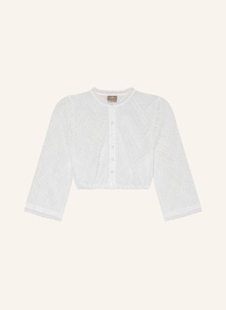 Berwin & Wolff Berwin & Wolff Dirndlbluse Aus Spitze Mit 3/4-Arm weiss