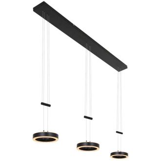 Steinhauer Steinhauer - h&auml;ngeleuchte - Piola - schwarz - acryl metall