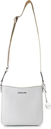 Michael Kors Femme, Sacs, Blanc, Taille: ONE Size Sac bandouli&egrave;re en toile avec bandouli&egrave;re r&eacute;glable et fermeture &agrave; glissi&egrave;re sup&eacute;rieure