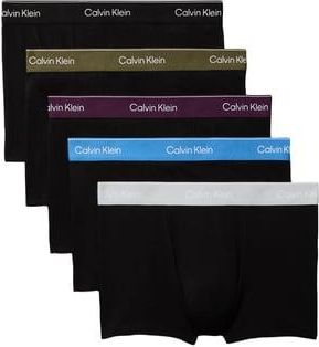 Calvin Klein Lot de 5 boxers en coton m&eacute;lang&eacute;