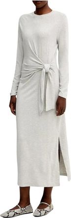 HUGO BOSS Femme, Robes, Gris, Taille: 42 FR Erlot Jersey Maxi Dress