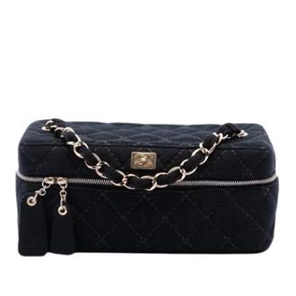 Chanel Sac Vanity Pre-owned - Femme - Pre-owned - Noir - Taille: ONE Size