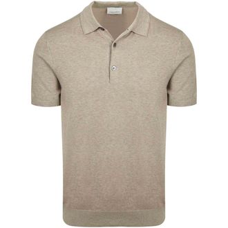 Profuomo Knitted Polo Beige