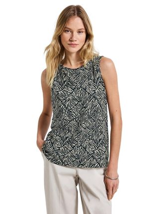 Street One Damen Gemustertes Basic Top