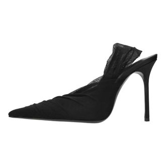 Gedebe Gedebe, Femme, Chaussures, Noir, Taille: 38 EU Escarpins Slingback Petal