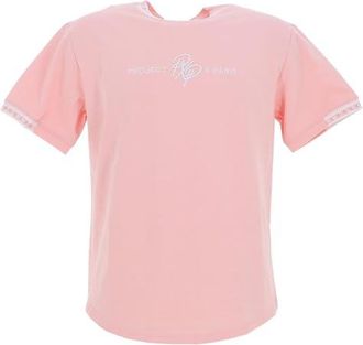 Project X Paris T-Shirt uni avec Bande Logo Rose M