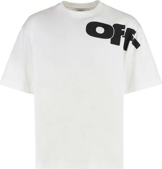 Off-white t-shirt à logo imprimé - Blanc