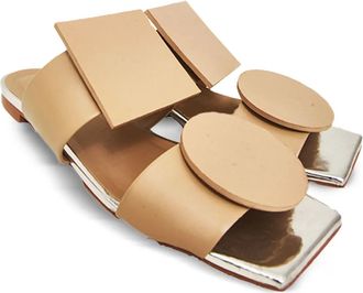 Gloria Coelho Sandalen mit eckiger Kappe - Braun