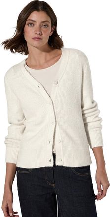 Cecil Damen B253813 EOS_Featheryarn Cardigan, Birch White, XL EU