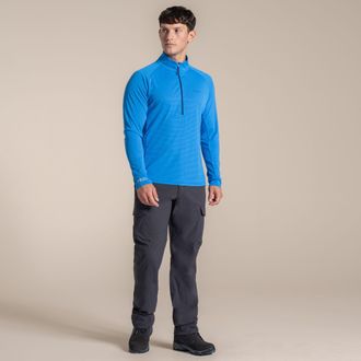 Craghoppers Pullover f&uuml;r Herren, mit halbem Rei&szlig;verschluss, Nosilife (Azurblauer Himmel)