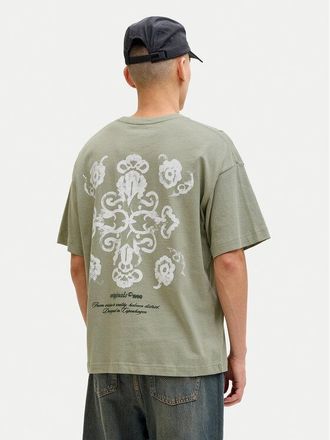 Jack & Jones Jack & Jones T-Shirt Montauk Back 12290892 Gr&uuml;n Regular Fit