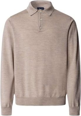 Fa&ccedil;onnable Pull droit col polo en laine