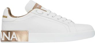 Dolce & Gabbana Low-Top Sneaker - Sneakers Golden Gold - Gr. 39 (EU) - in Gold - f&uuml;r Damen