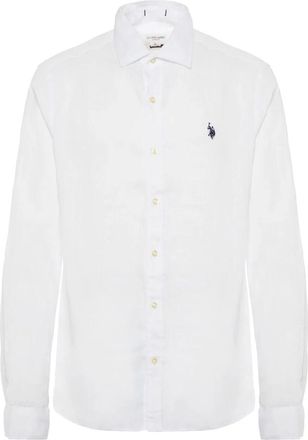 U.S.Polo Association U.s. Polo Assn., Homme, Chemises, Blanc, Taille: M Cale Shirt