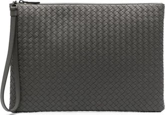 Bottega Veneta Crossbody Bags - Intrecciato Document Case - Gr. unisize - in Braun - für Damen